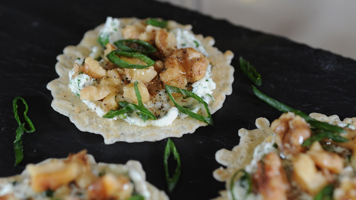 Goat Cheese With Toasted Walnuts & Honey | Cracker Pairing Recipes – 34 ...